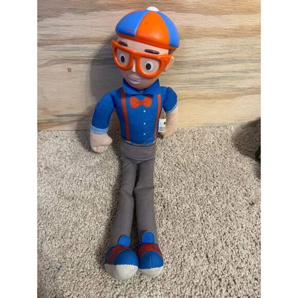 Just Play | Toys | Blippi Plush Doll Sounds Kids Show Stuffed Character ...